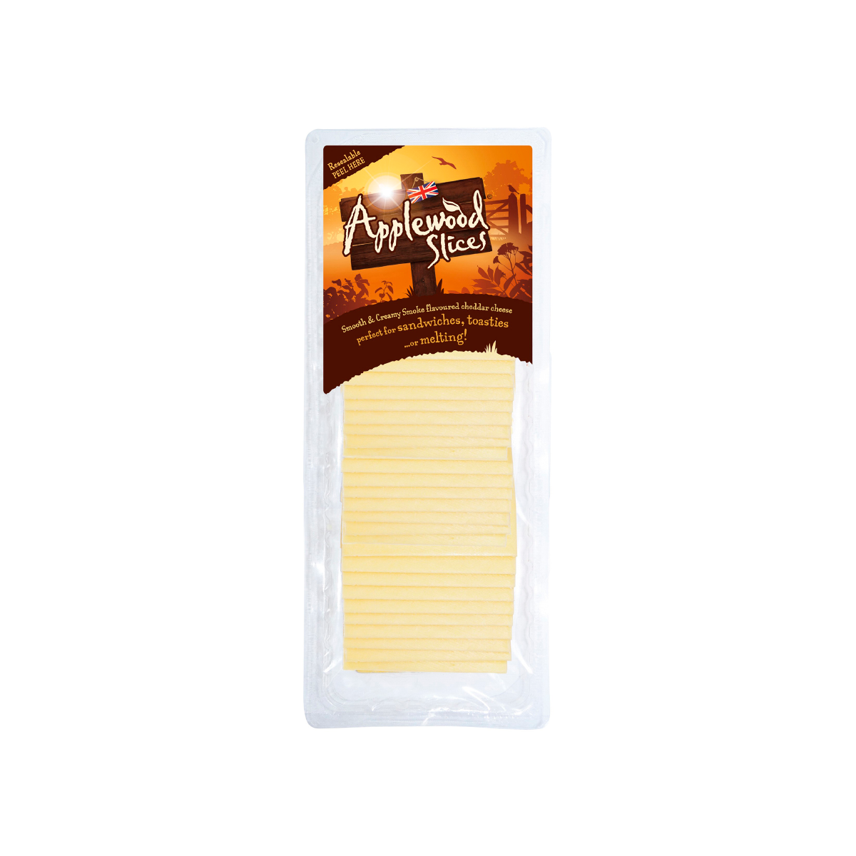 Juusto Cheddar omenapuu-savu viipaloitu 500g | Johbeco